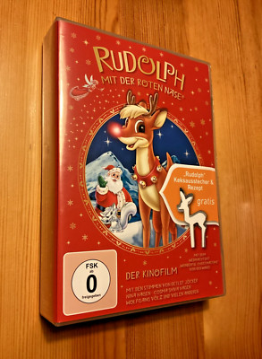 SELTEN🤩Rudolph Mit der roten Nase DVD🤩MIT RUDOLPH KEKSAUSSTECHER🤩 NEU ...