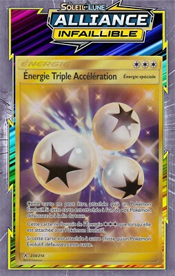 Energie Triple Accélération - SL10 - 234/214 - Carte Pokemon Neuve ...