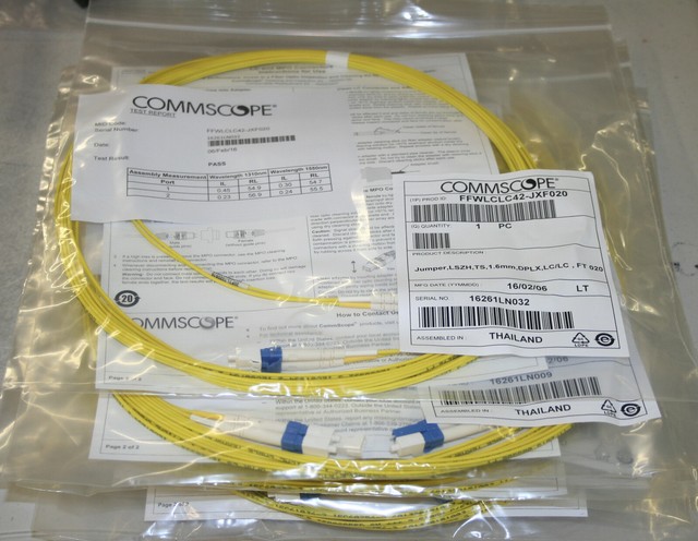 Commscope FFWLCLC42-JXF020 Jumper LSZH TS 1.6mm DPLX LC/LC Cable () for ...
