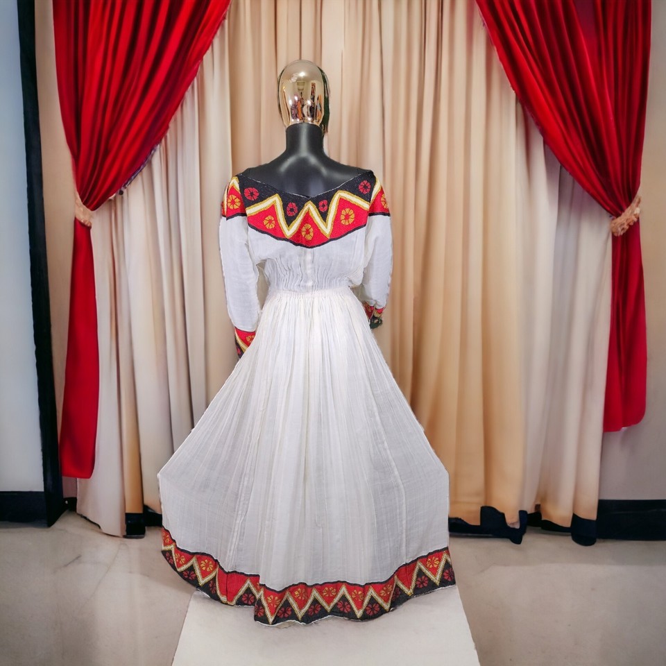 Ethiopian Habesha Dress Traditional Kemis Tebebe, African Dress,Gift ...