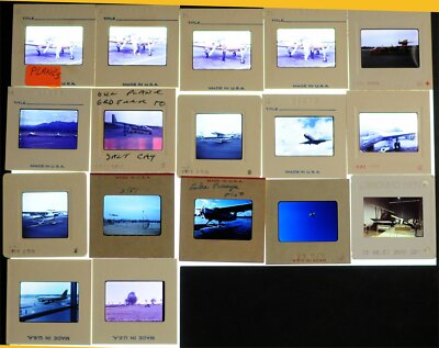 17 original 35mm color slides Various Airplane Photos 10-0051 | eBay