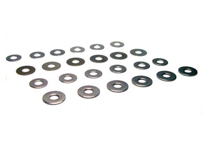 Modify 24 Piece Metal Shim Set for AEG Airsoft Gun Gearboxes 4 Sizes GB ...