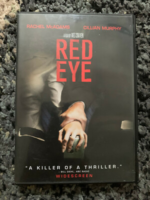 Red Eye DVD (Wes Craven thriller, Rachel McAdams, Cillian Murphy) 2006 ...