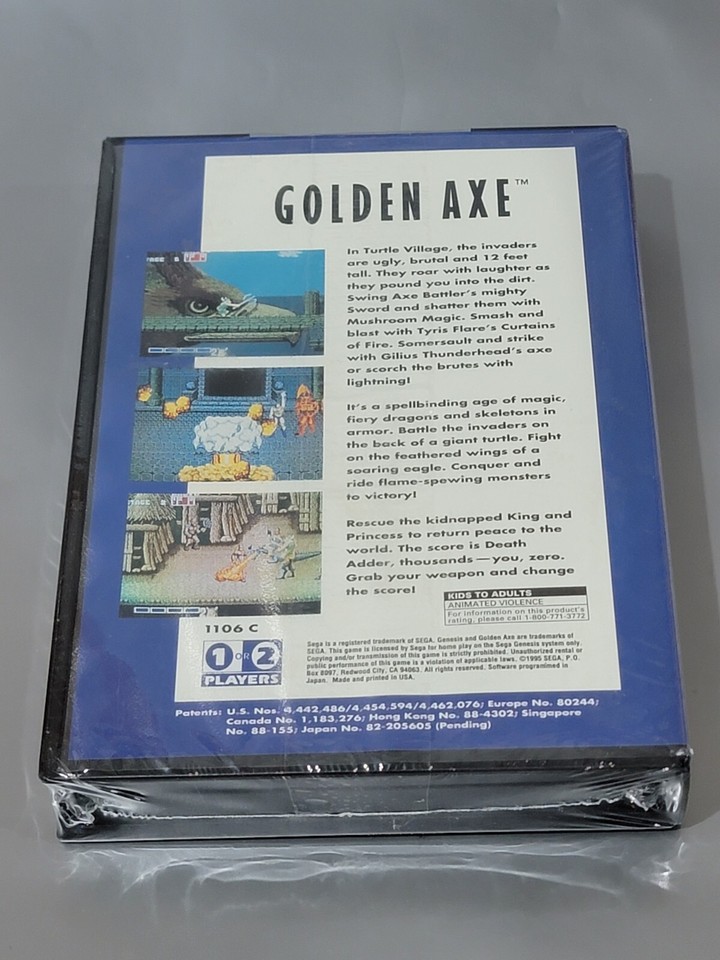 Sega Genesis GOLDEN AXE Factory Sealed New Game A+ | eBay