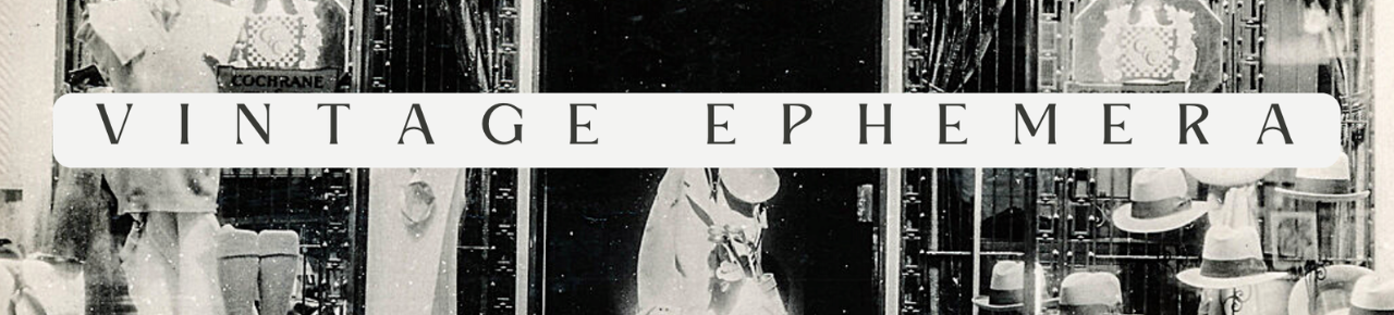 Vintage Ephemera and Accoutrements | eBay Shops