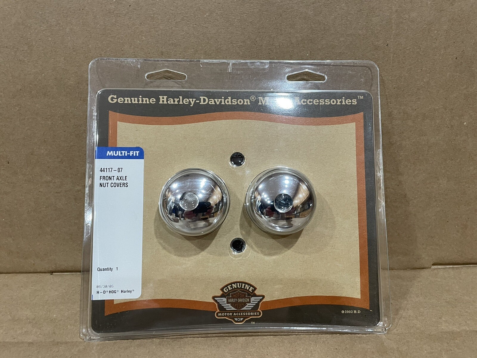 Harley Davidson Classic Chrome Multi Fit Front Axle Cover 44117-07 ...