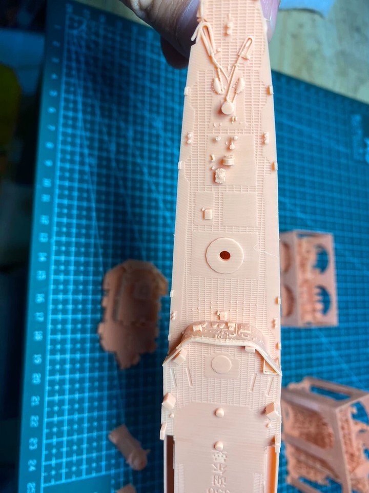 3D Printed 1/350 WWII U.S. Forrest Sherman Class Destroyer Unpainted ...