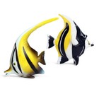 2PCS Angelfish Action Figure Model Toy Realistic Ocean Role Play Toys ...