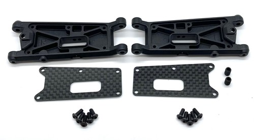 HB Racing D2 - Front A-Arms & Carbon Covers (E-1) Evo 204240 | eBay