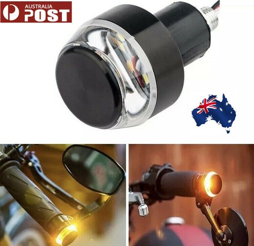 2X LED Indicators Bar End Motorcycle Universal Aus Seller | eBay Australia