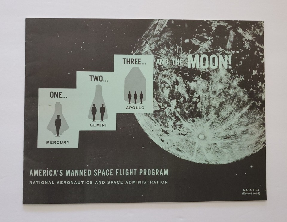 Vintage NASA, JPL, U.S. Navy SPACE FAIR 1963 Brochures, Pamphlets ...
