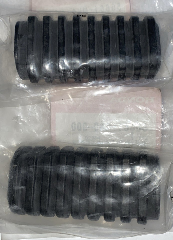 HONDA VF700 VT600 VF750 MAGNA SHADOW FOOT PEG RUBBER MAIN STEP OEM ...