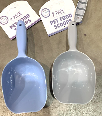 2 Pack Plastic Pet Food Scoops Large Food Scoop Scooper Durable | eBay UK