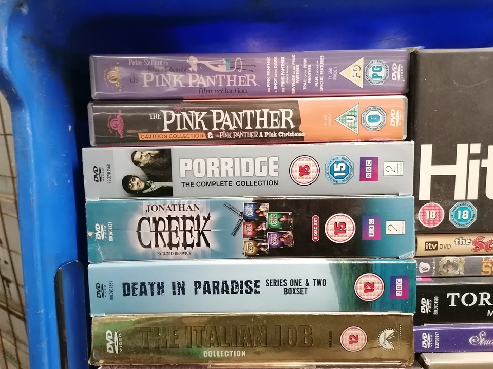 BBC ITV Channel 4 SKY DVD Box Set TV Series and Movies Job Lot ...