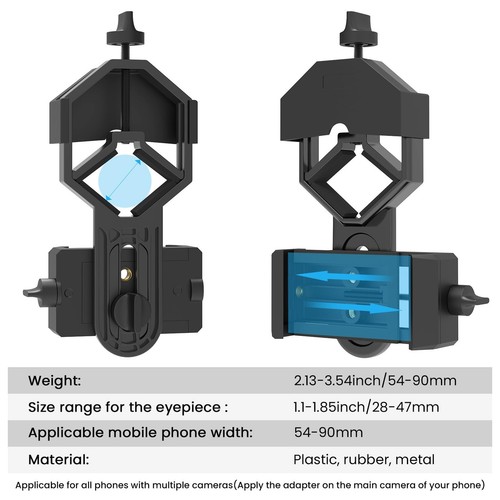 Gosky FBA_QHAP021 Universal Cell Phone Adapter Mount Compatible with ...