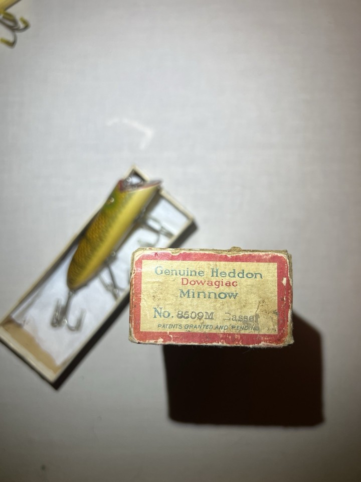 Vintage Heddon Bassers Antique Fishing Lures Tackle Bait | eBay