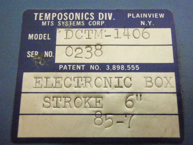 Temposonics MTS 6" Stroke Probe Box Control DCTM-1406 _ DCTM1406 | eBay