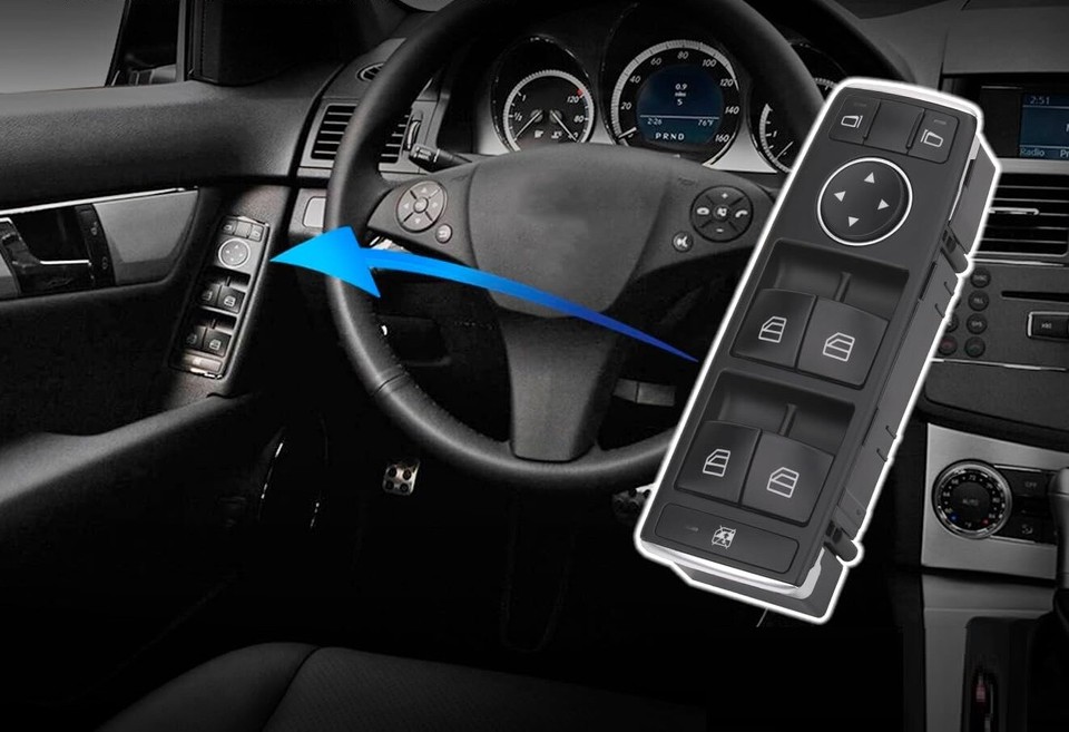 Window Switch Control for 2008-2012 Mercedes Benz C230 C250 C280 C300 ...