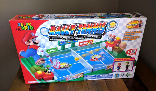 NEW Super Mario Rally Tennis Board Game Toy Foosball Playset Epoch ...