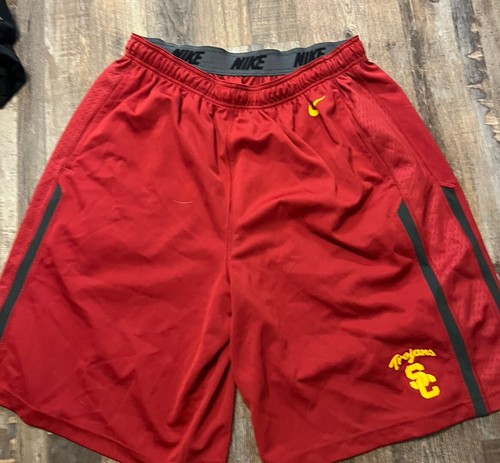 USC Trojans Nike Football Shorts Large Team Issued #14 Sam Darnold | eBay