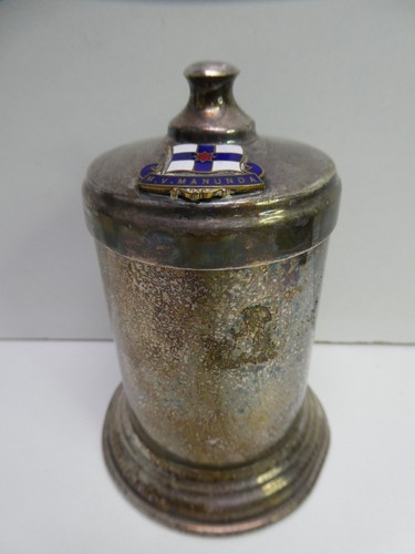 VINTAGE CIGARETTE CIGAR CASE ART DECO STERLING SILVER PLATE MV MANUNDA ...