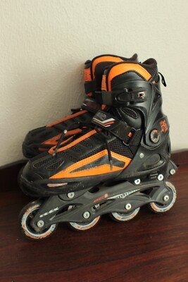 Mens 5th Element Inline Skates Size 5-8 US Orange Black Used | eBay