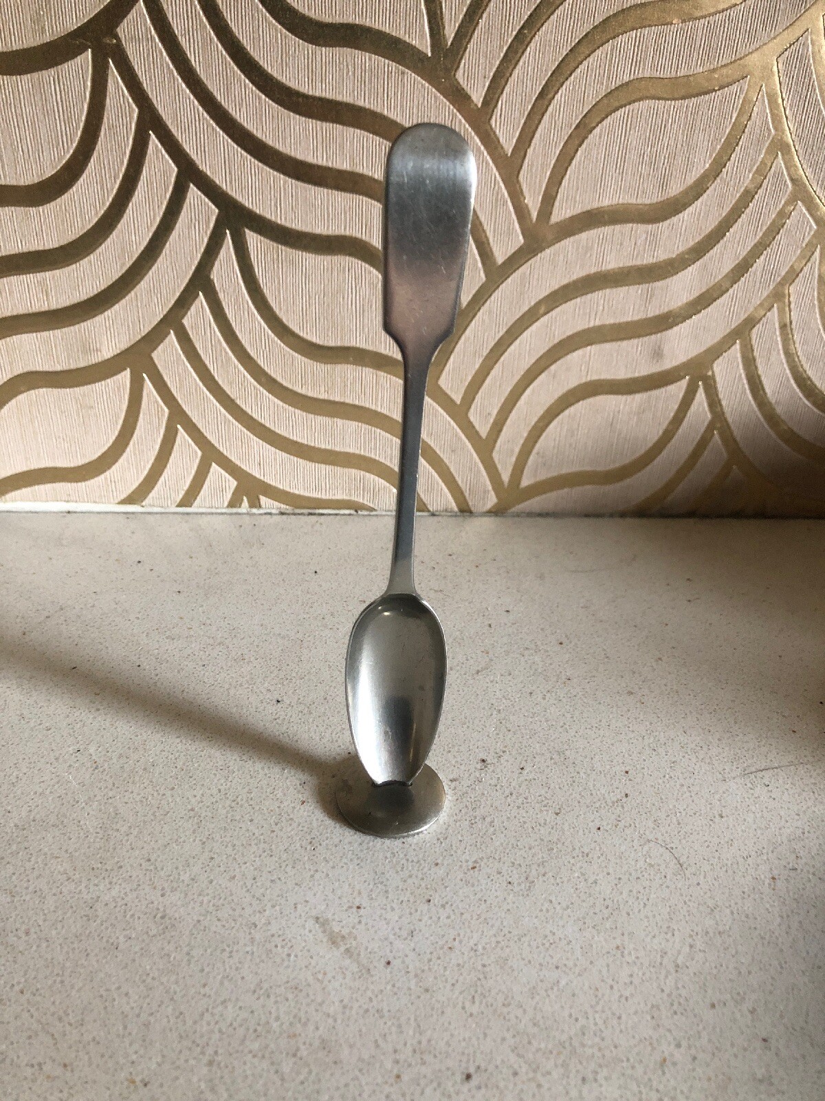 Victorian Deykin Salesmans Sample Fiddleback Condiment Spoon With ...