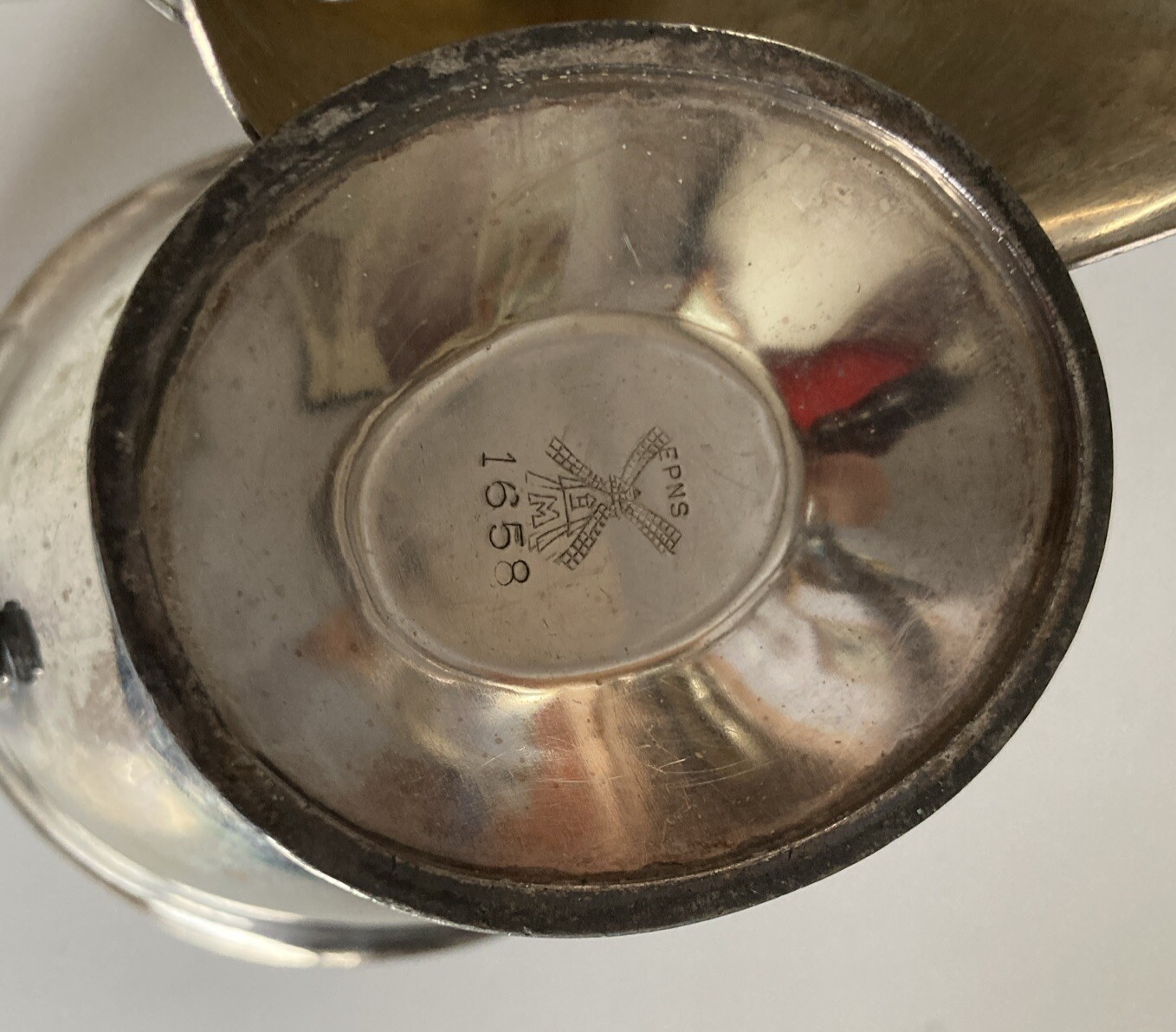 Vintage silverplate EPNS Creamer Sugar Mulholland Art Deco 1658 18% ...