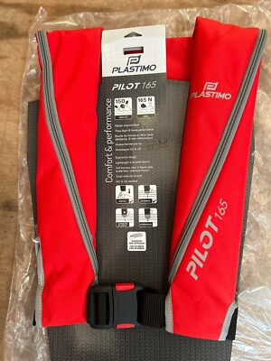 Plastimo Inflatable Life Jacket Pilot165N RED | eBay UK