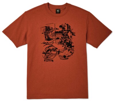 Filson Pioneer T-Shirt 20233181 Made In USA Iron Rust Well Fed Tee ...
