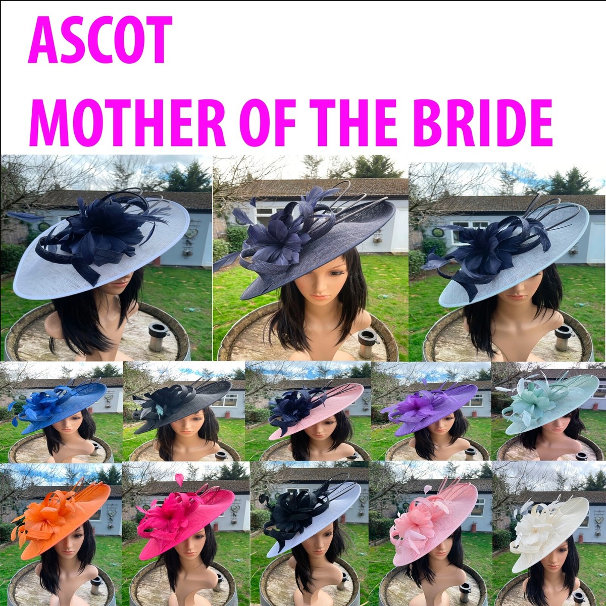 Mother Of The Bride Headpieces Mother Of The Bride Hat In Black