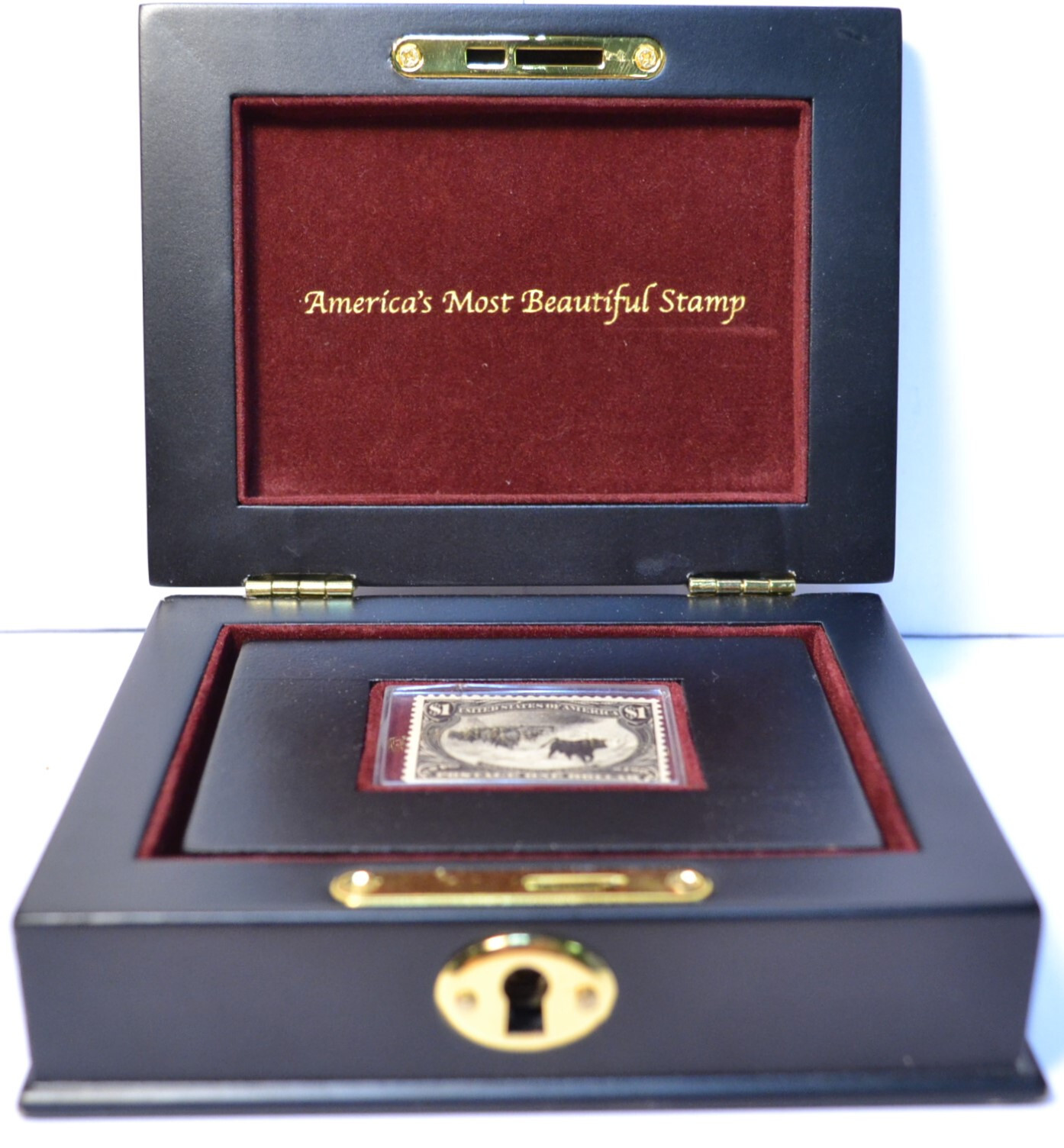 U.S #292 $1 AMERICA'S MOST BEAUTIFUL STAMP CATTLE IN STORM UNUSED ORIG ...