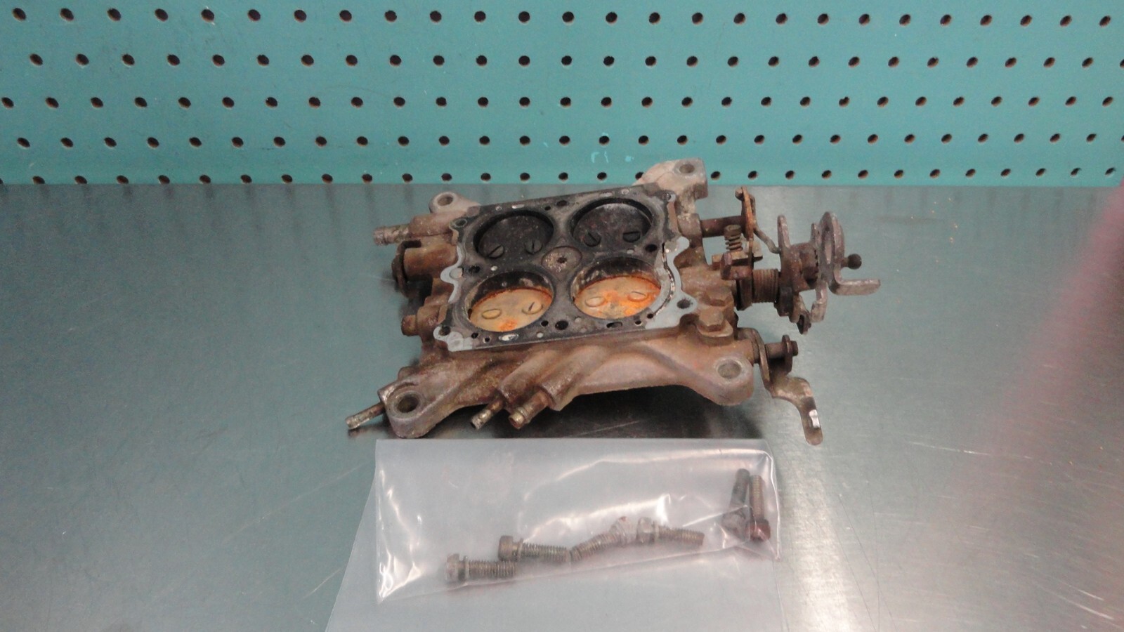 Holley 6979 Carburetor Vacuum Secondary Base Plate 12R 5204B 600 CFM w ...