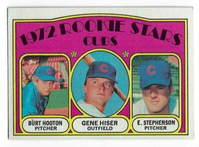 1972 Topps Set Break #61 Cubs Rookies, Gene Hiser, Burt Hooton, Earl ...