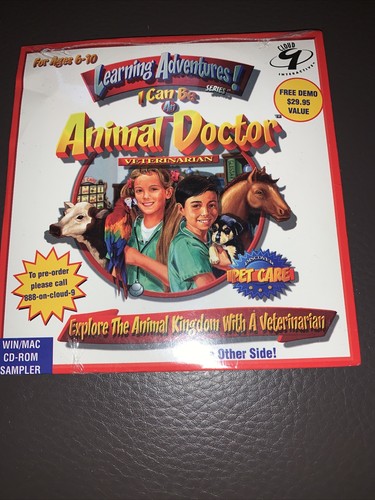 Learning Adventures! CD-ROM: I Can Be An Animal Doctor - Veterinarian ...