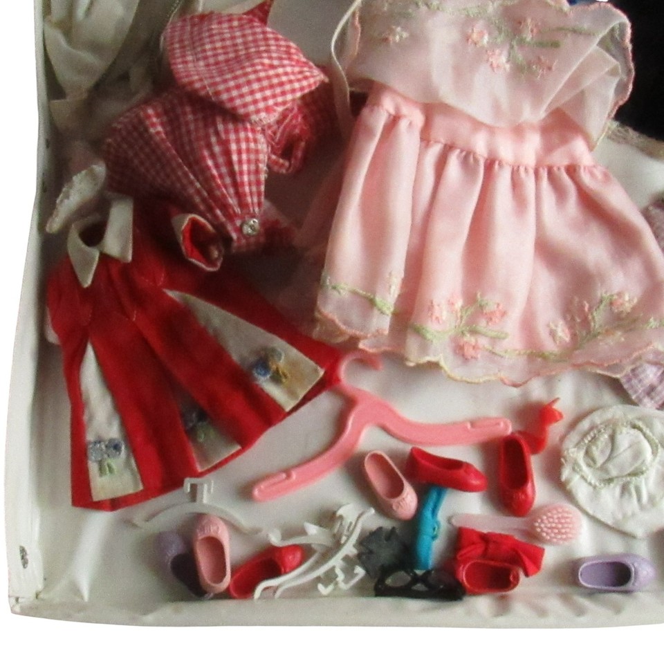 3 PENNY BRITE DOLLS Deluxe Reading Corp Case Clothes Shoes & Pee Wee ...