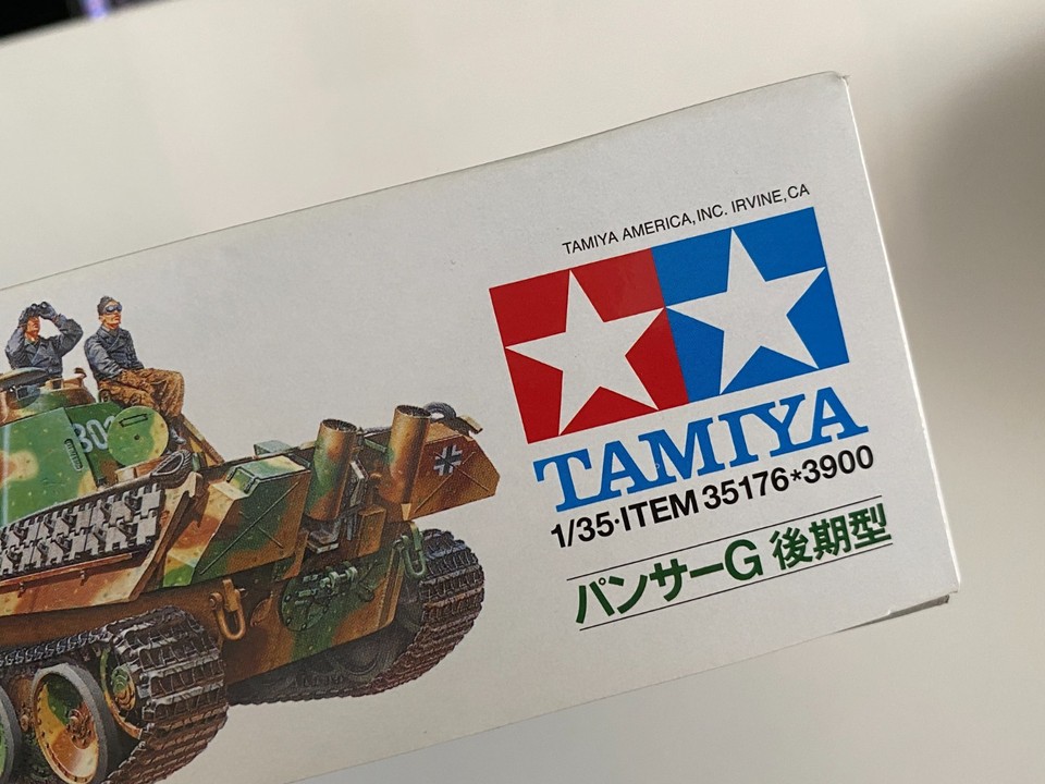 Tamiya German Tank Model Kit Panther Type G Late Version 1/35 - 35176 ...