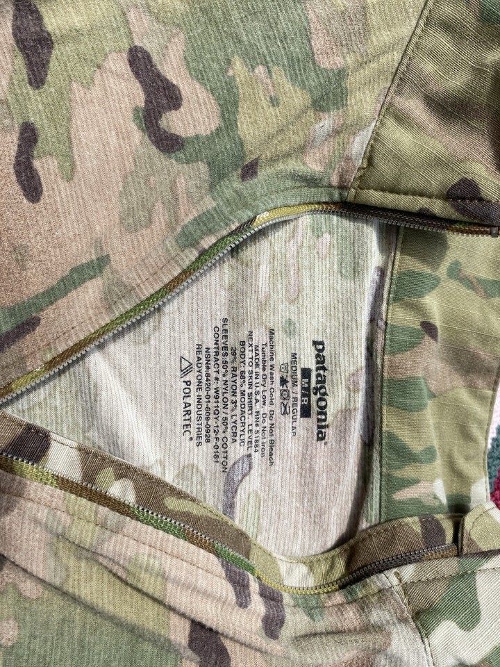 Patagonia Level 9 Combat Shirt Next To Skin Multicam Medium/Regular ...
