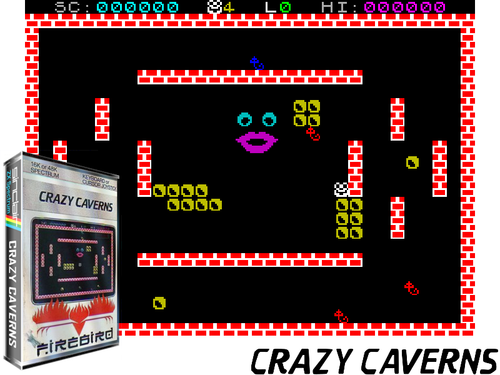 Sinclair Zx Spectrum 48K Spiel - Crazy Caverns - Firebird - Geprüft & | eBay