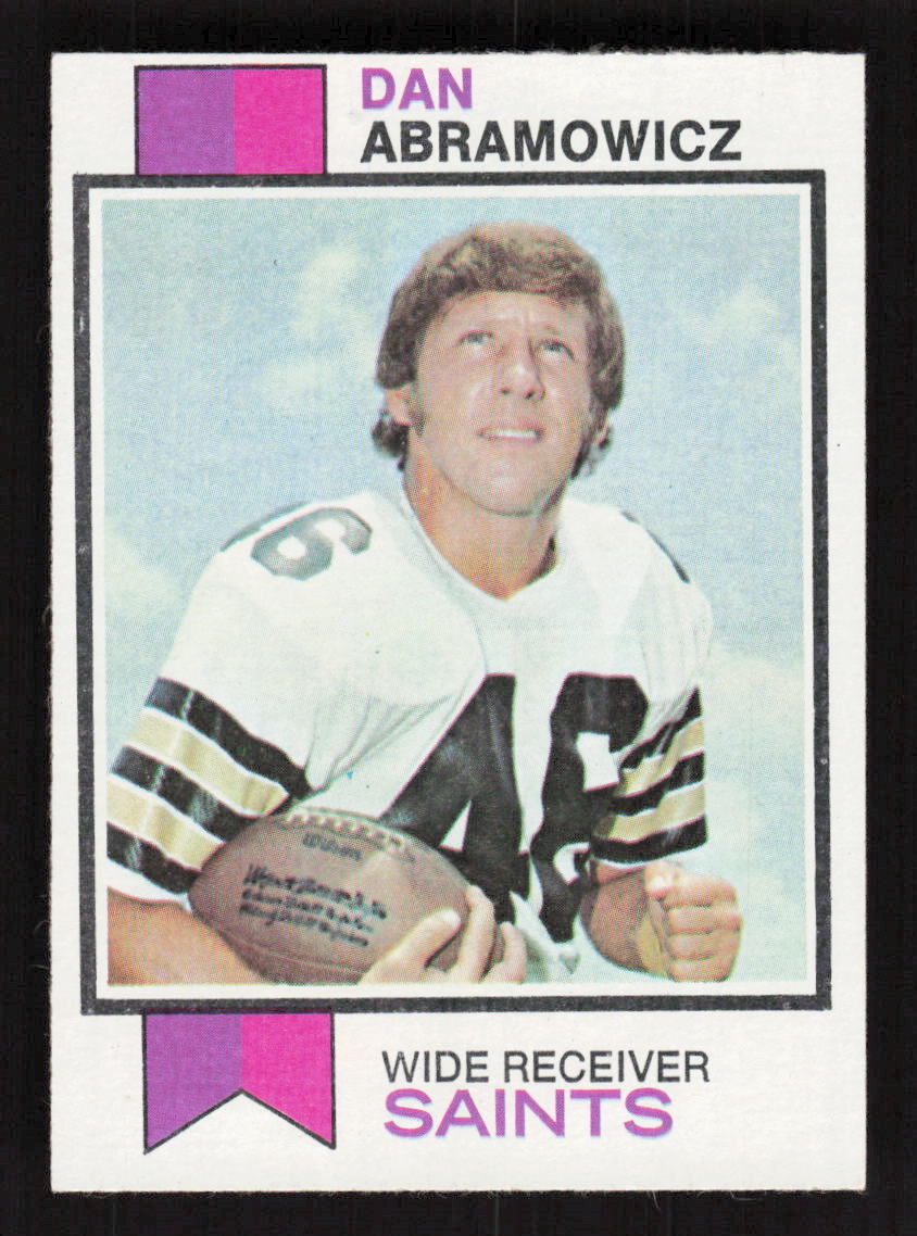 1973 Topps Set-Break #383 Dan Abramowicz New Orleans Saints | eBay
