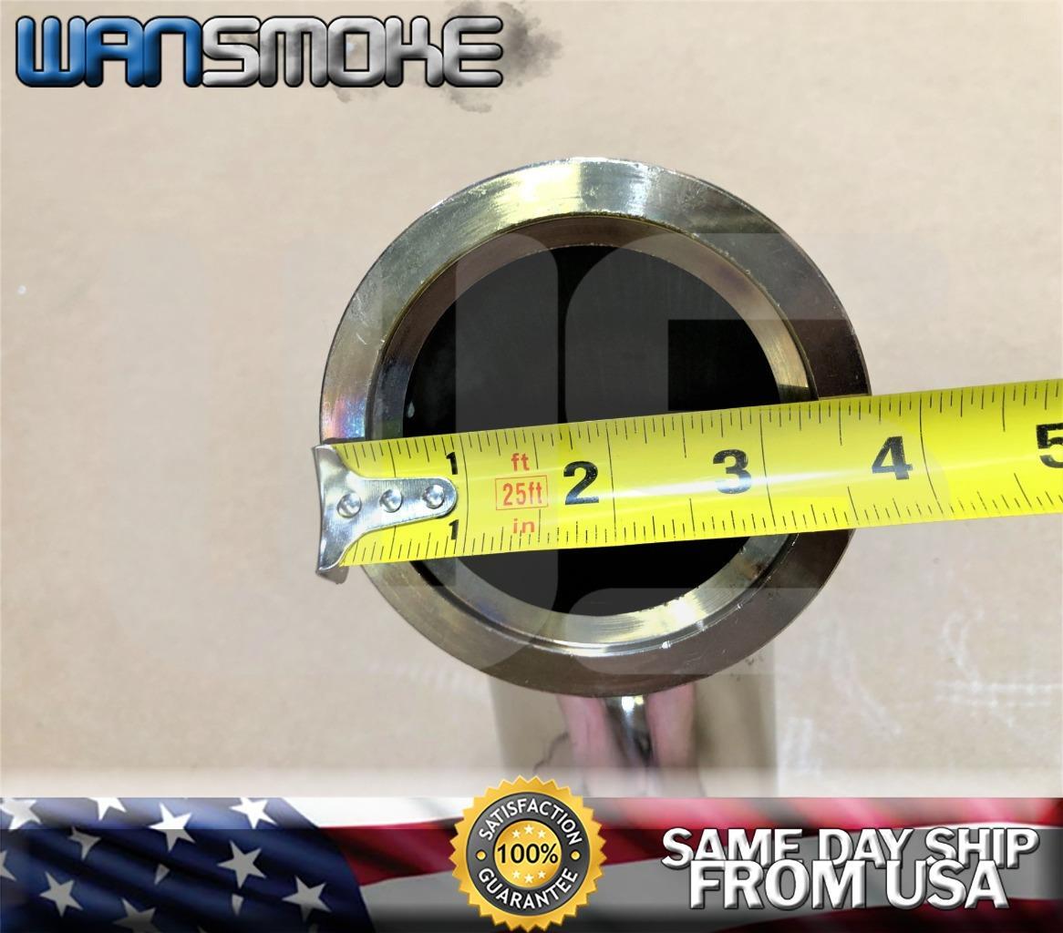 2 X 3" V-BAND STAINLESS 90 DEGREE UNIVERSAL TWIN TURBO ELBOW PIPE ...