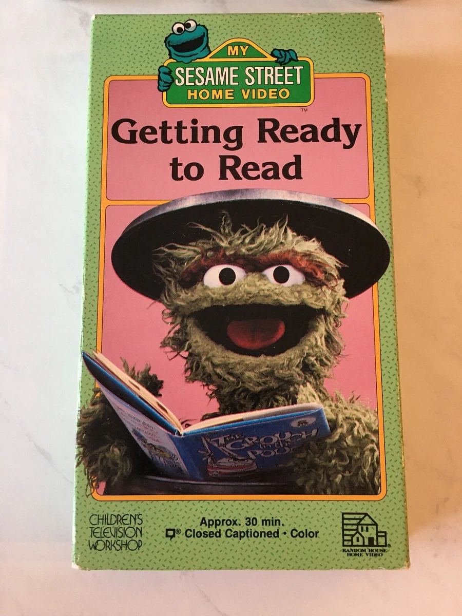 Sesame Street Getting Ready To Read Vhs Ebay