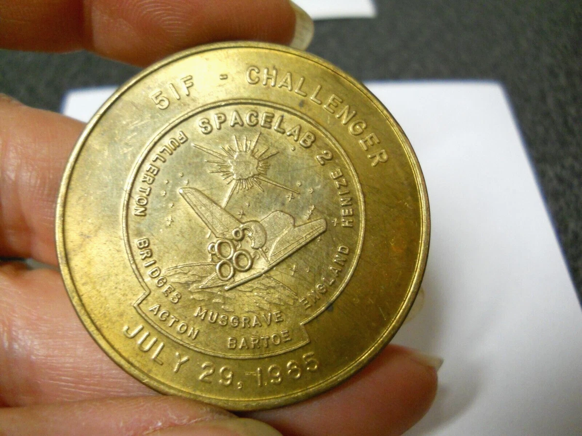 Space Shuttle Challenger Coins