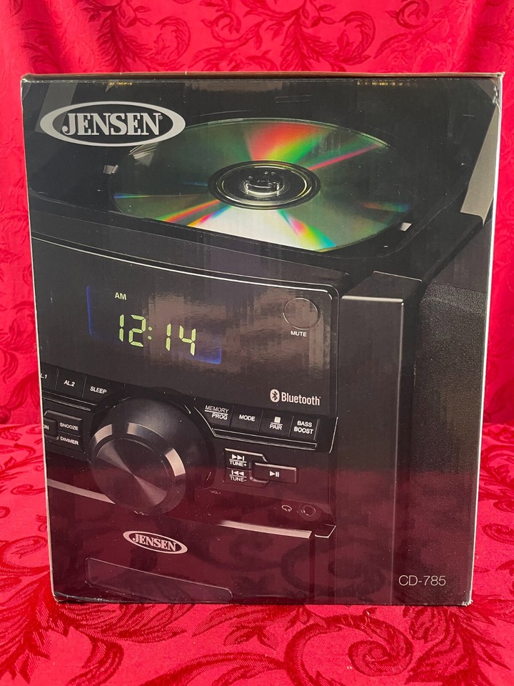 JENSEN: Bluetooth Music System (CD-785) Cassette/MP3/CD/Radio Player ...
