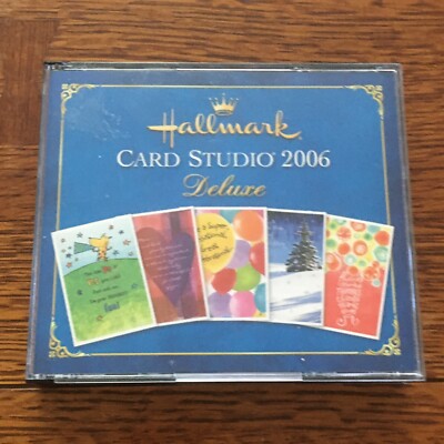 Hallmark Card Studio 2006 Deluxe CD-ROM 4 CD set with booklet | eBay