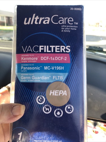 Ultra Care Vac Filter Kenmore DCF-1 DCF-2 Panasonic MC-V196H Germ ...