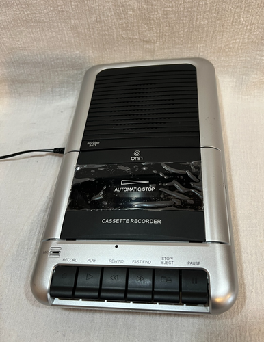 ONN Cassette Recorder ONA11AV108 Battery Or Powered Cord tested | eBay