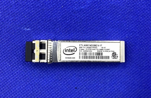 INTEL FTLX8574D3BCV-IT 10GB FC SFP+ 850nm TRANSCEIVER DELL XYD50 0XYD50 ...