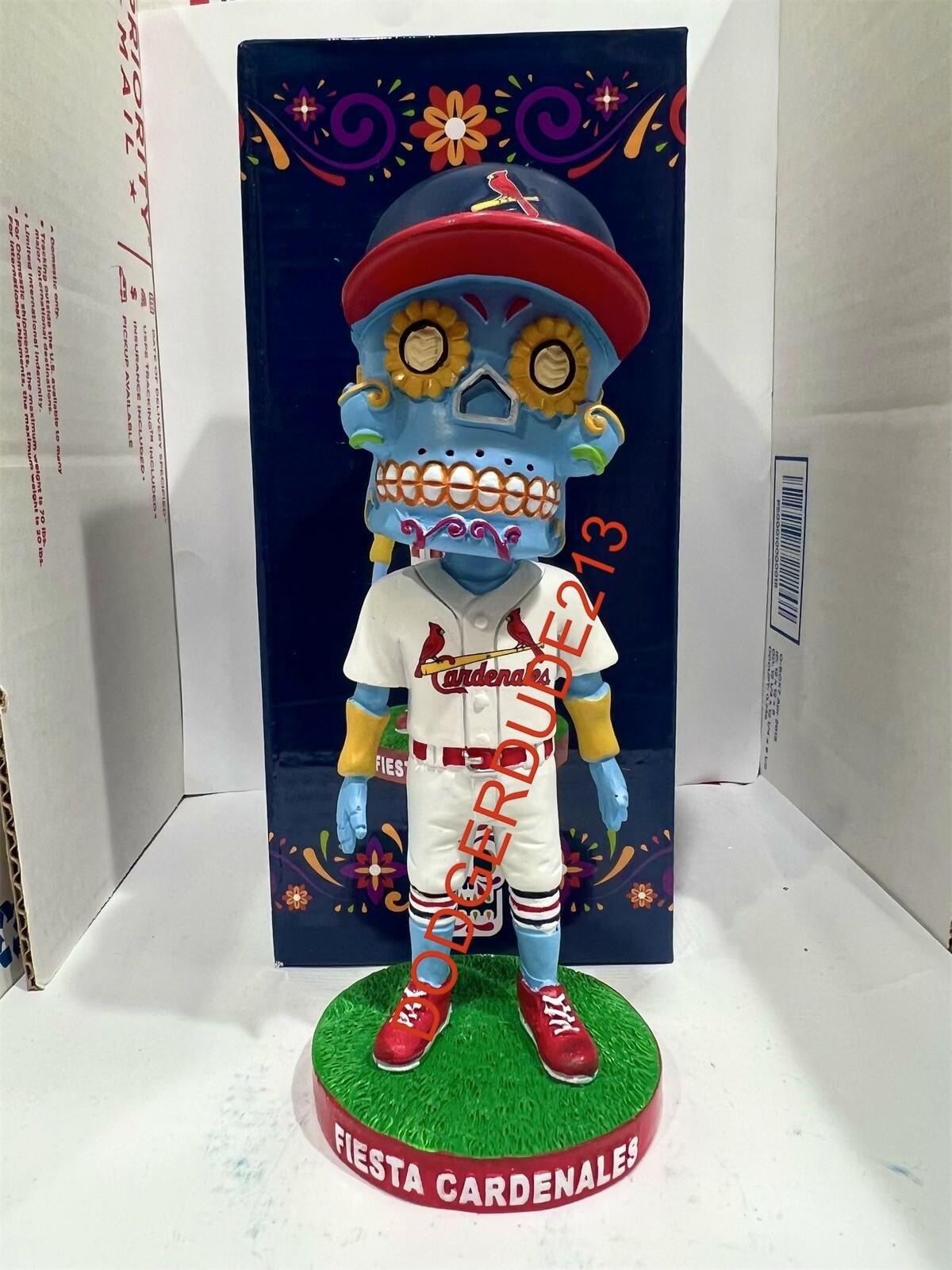 ST. LOUIS CARDINALS SUGAR SKULL FIESTA CARDENALES BOBBLEHEAD 8/28/22 ...