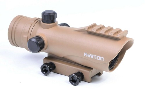 Phantom Polymer Reflex Red Dot Scope Sight RDA30 Coyote Brown Picatinny ...